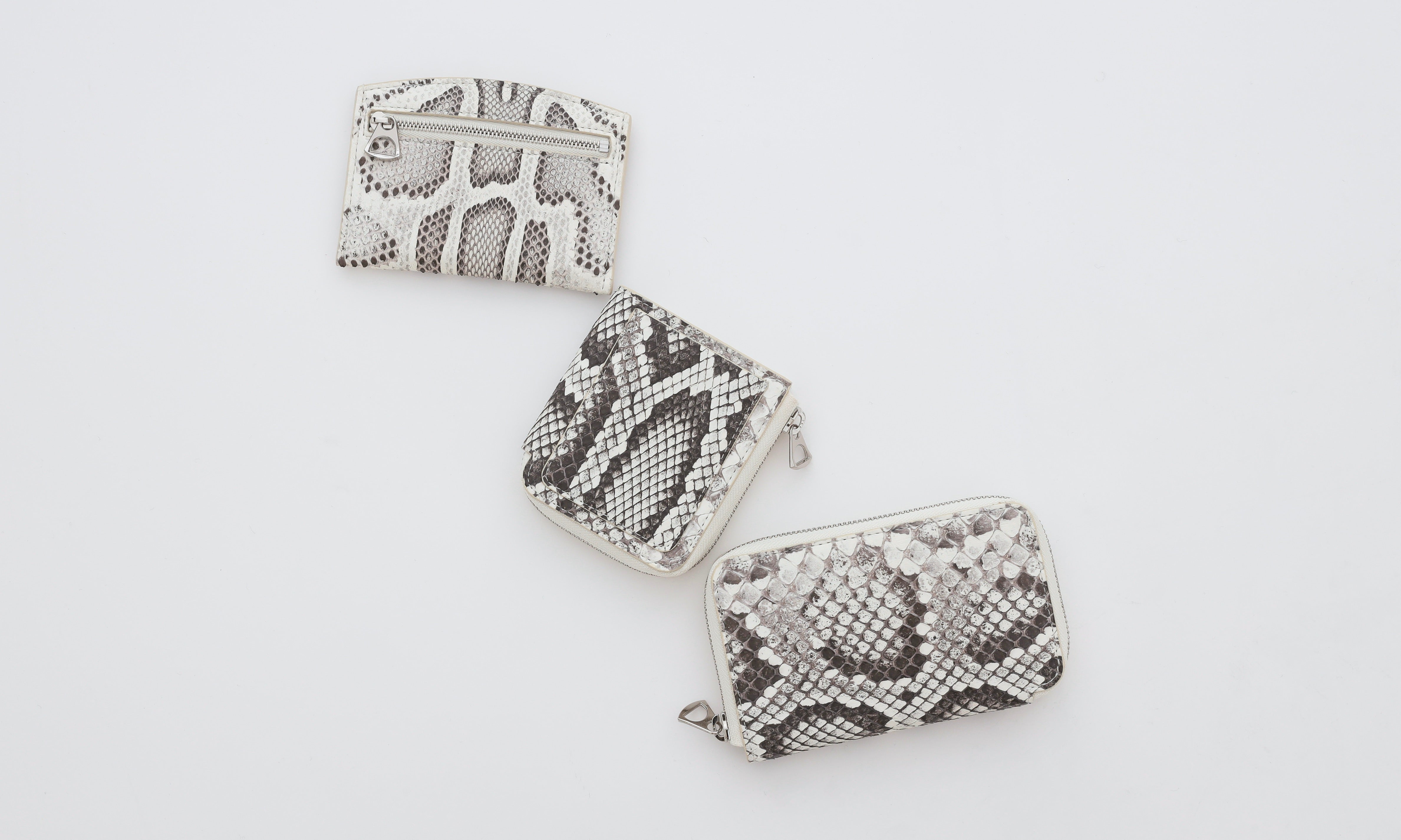 MOLURUS Python Wallet | ITTI Official | Snakeskin, Black and White ...